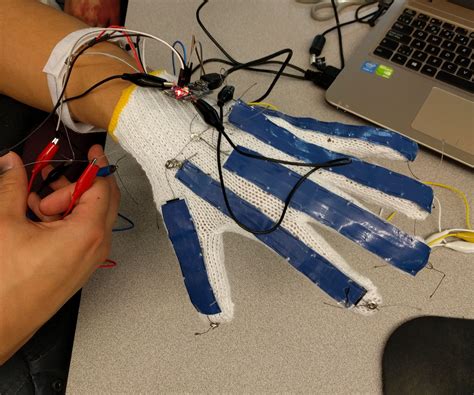 arduino flex sensor glove 4 steps instructables