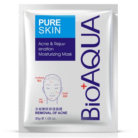 Bioaqua Pure Skin Anti Acne Mascarilla En Velo Girly Maquillaje Makeup