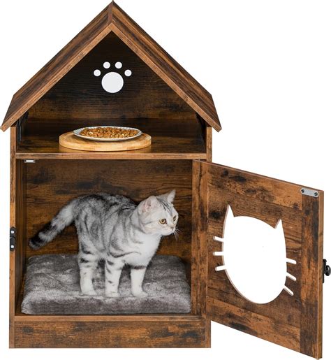 Buy Hoobro Cat Litter Box Enclosure Hidden Cat Washroom With Roof