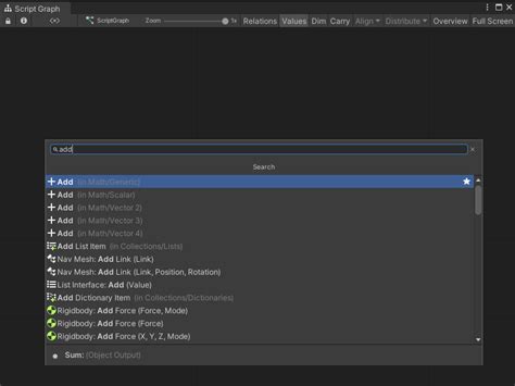 nodes visual scripting 1 7 8