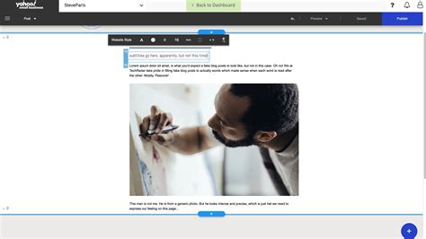 yahoo website builder review techradar