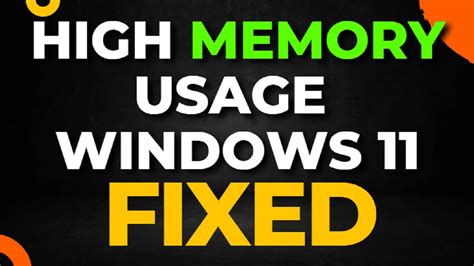 High Memory Usage Windows 11 Youtube