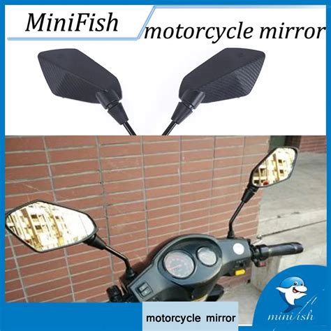 2pcs Pair Scooter E Bike Rear View Mirror Electrombile Back Side Convex