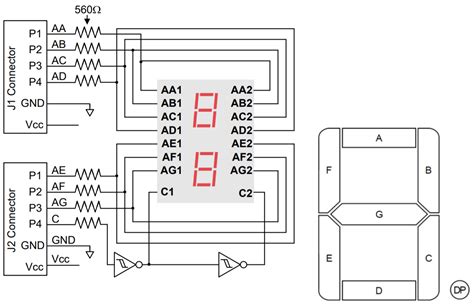 Seven Segment Display Pinout