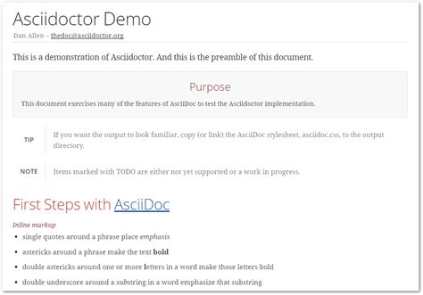 simple asciidoc build with maven docs as code