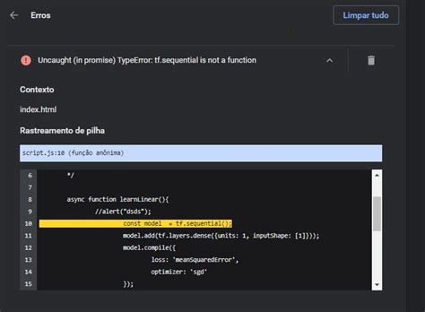uncaught in promise typeerror tf sequential is not a function mobile