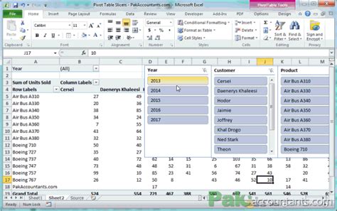 excel pivot table slicers old filters got overhauled
