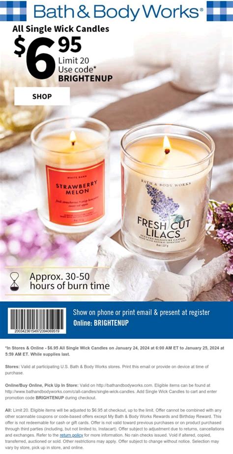 Bath And Body Works Promo Code January 2024 Kimmi Mirella