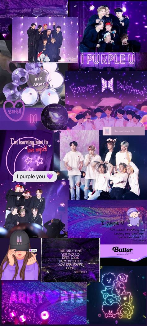 Bts Purple Aesthetic Wallpaper 💜💜💜 Purple Aesthetic Bts Pictures Purple