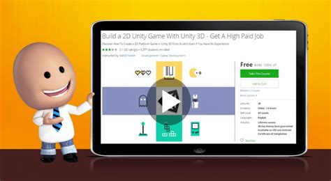 [100 off] build a 2d unity game with unity 3d get a