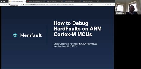 how to debug hardfaults on arm cortex m mcus webinar recording