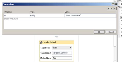 initialise a datatable and set default values in one variable help