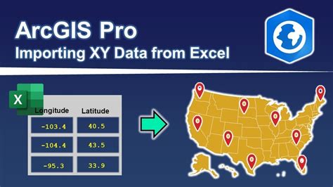 add xy coordinate data to arcgis pro from excel youtube
