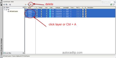 delete layer in autocad autocad tutorial