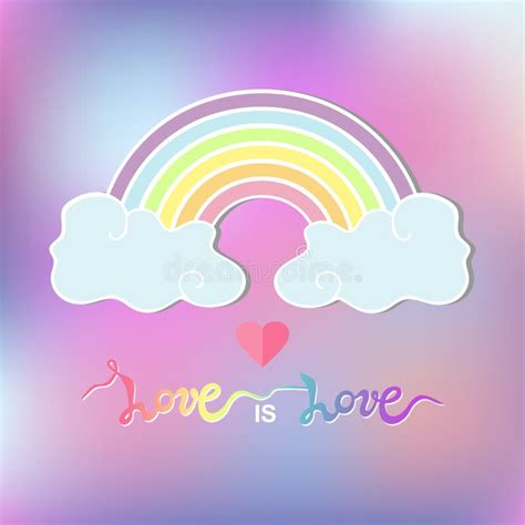 Rainbow Love Word Cloud Stock Illustrations 157 Rainbow Love Word