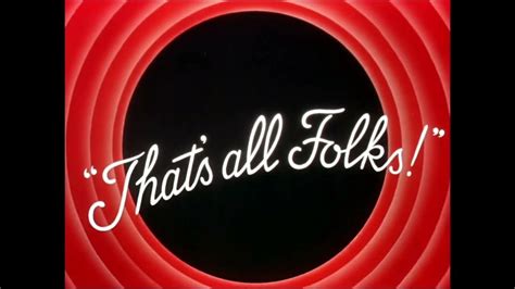 Merrie Melodies Thats All Folks A Warner Bros Cartoon 1938 Youtube