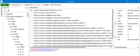 cannot find ui element corrosponding to this selector help uipath