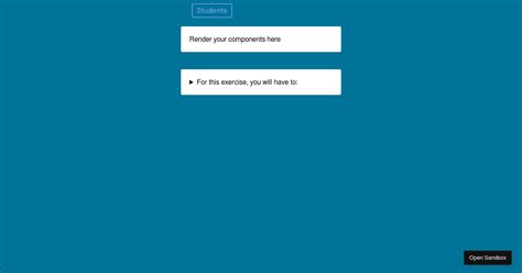 react routing full exercise v6 forked codesandbox