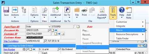 using mail merge macro in dynamics gp stoneridge software