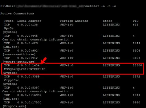 how to find port number by process id pid on windows
