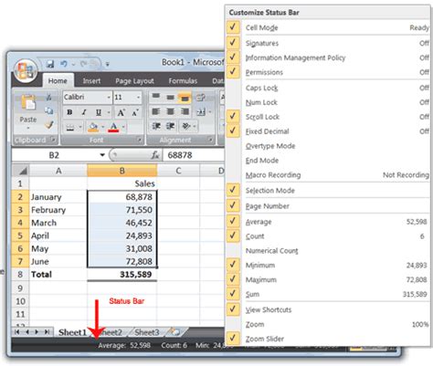 excel spreadsheet