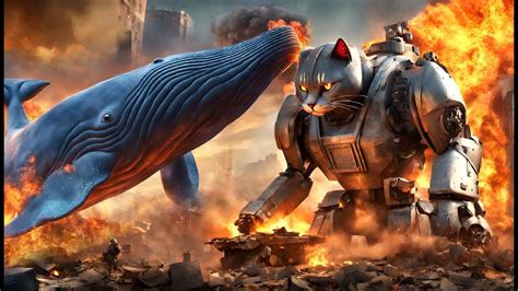 King Kong Cat X Whale Epic Monster Showdown 😺🐋 Youtube