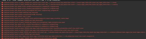 ios xcode not build undefined symbol boost re detail 106300 perl