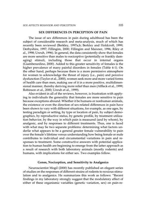 4 sex affects behavior and perception exploring the biological