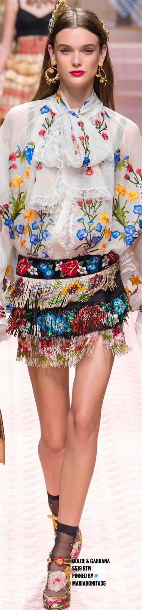 Dolce And Gabbana Ss19 Rtw Womens Dresses Catwalk Models Domenico