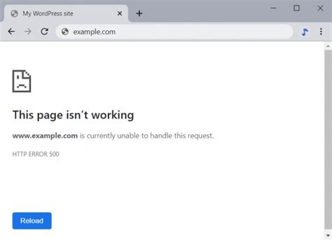 this page isn t working error 500 where to see error in cpanel