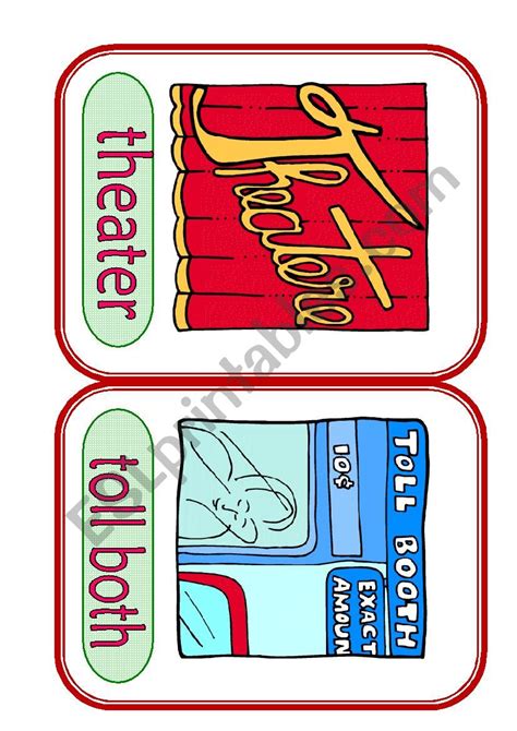 Places In Town 11 Esl Worksheet By Krümel