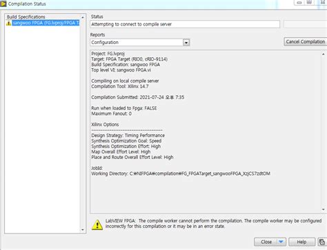 labview fpga compile error ni community