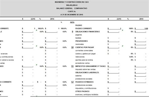 Plantilla Excel Estados Financieros Niif 2024 [descargar Gratis]
