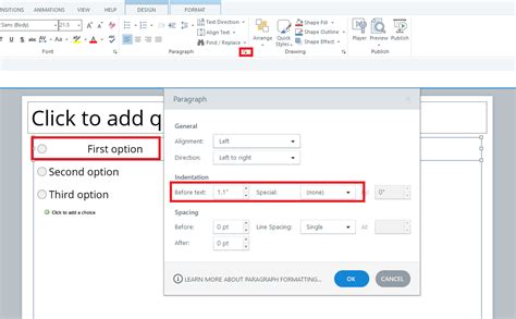 spacing issue in storyline articulate storyline discussions e