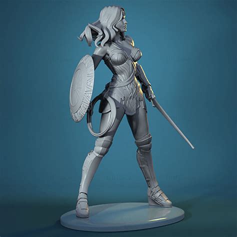 Wonder Woman 3d Model Ready To Print Stl