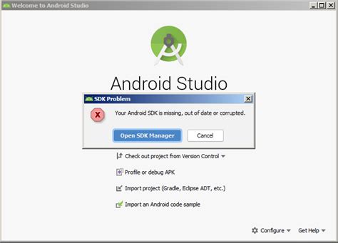 [installation] android sdk error cannot figure out what s the problem