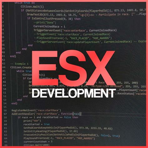 esx development fivem store