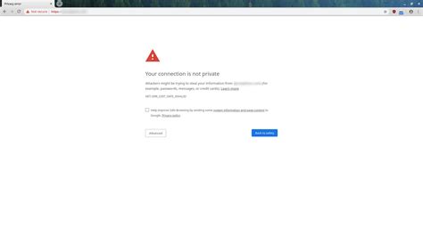 Certificate Error Navigation Blocked What That Means And How To Fix It