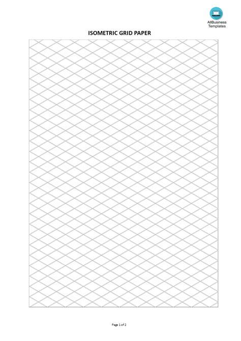 Isometric Grid Paper Gratis