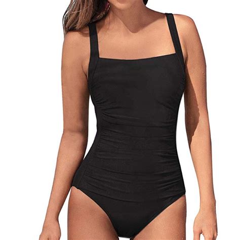 Other Outdoors 2021 Vintage One Piece Swimsuit Women Swimwear Solid