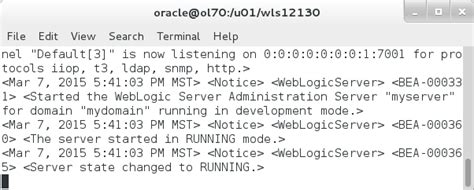 oracle weblogic server 12 1 3 developer guide running weblogic server
