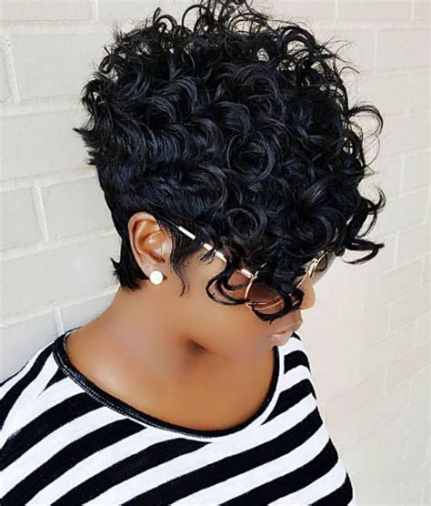 60 Great Short Hairstyles For Black Women Short Curly Hair Womens