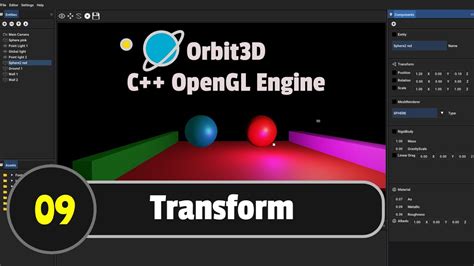 opengl game engine imgui transform component youtube