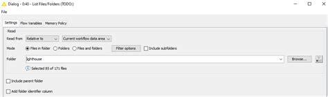 json file path from list files folders not showing in json reader via