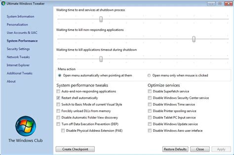 Ultimate Windows Tweaker Gratissoftware Nl Downloads
