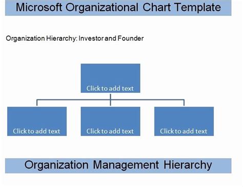 Microsoft Office Organizational Chart Templates