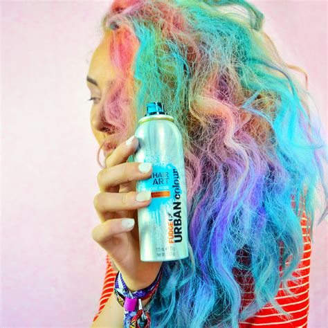 Quick Rainbow Hair With Fudge Stephi Lareine