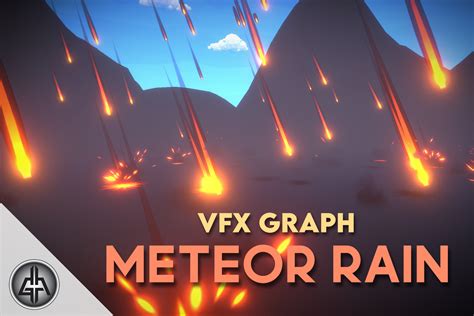 vfx graph meteor rain vol 1 vfx particles unity asset store