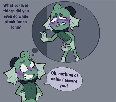 Rule 34 Anthro Black Eyes Cartoony Eugene Hilda Fins First Porn Of