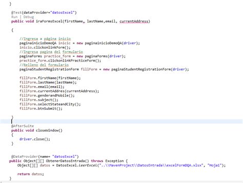 java selenium with an excel doc stack overflow